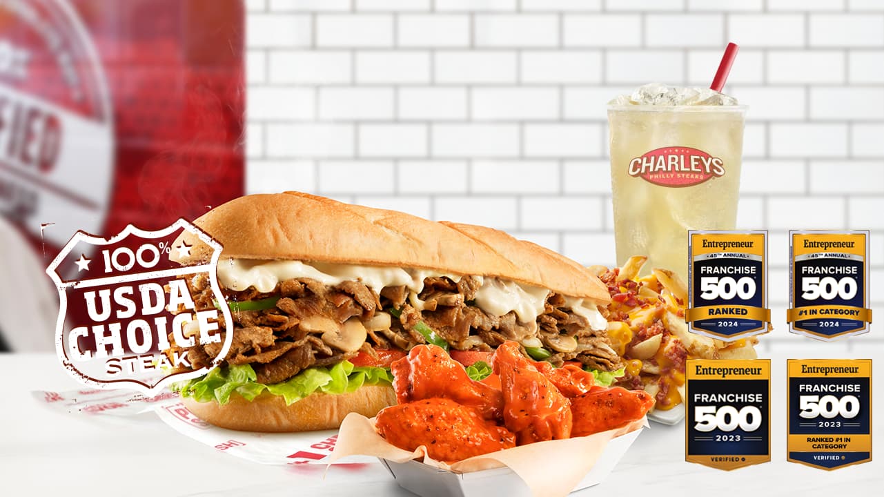 Charleys Philly Steak Franchise - Top Franchise To Own